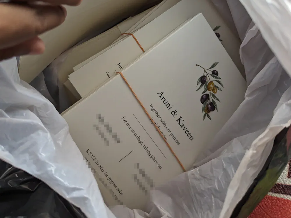 Customizing Wedding Cards With Python - Kaveen Rodrigo